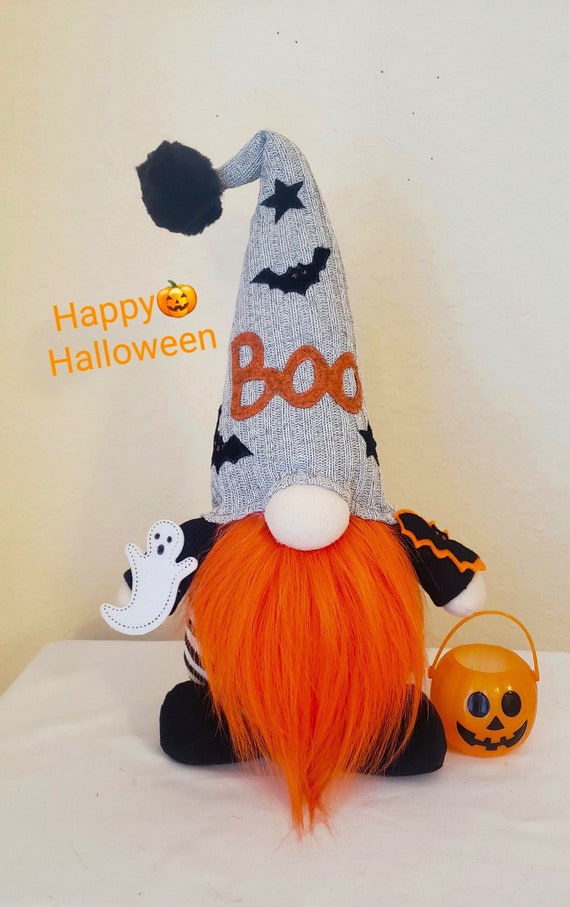 Boo Gnome/halloween Gnomes/gnomes Plush - Etsy