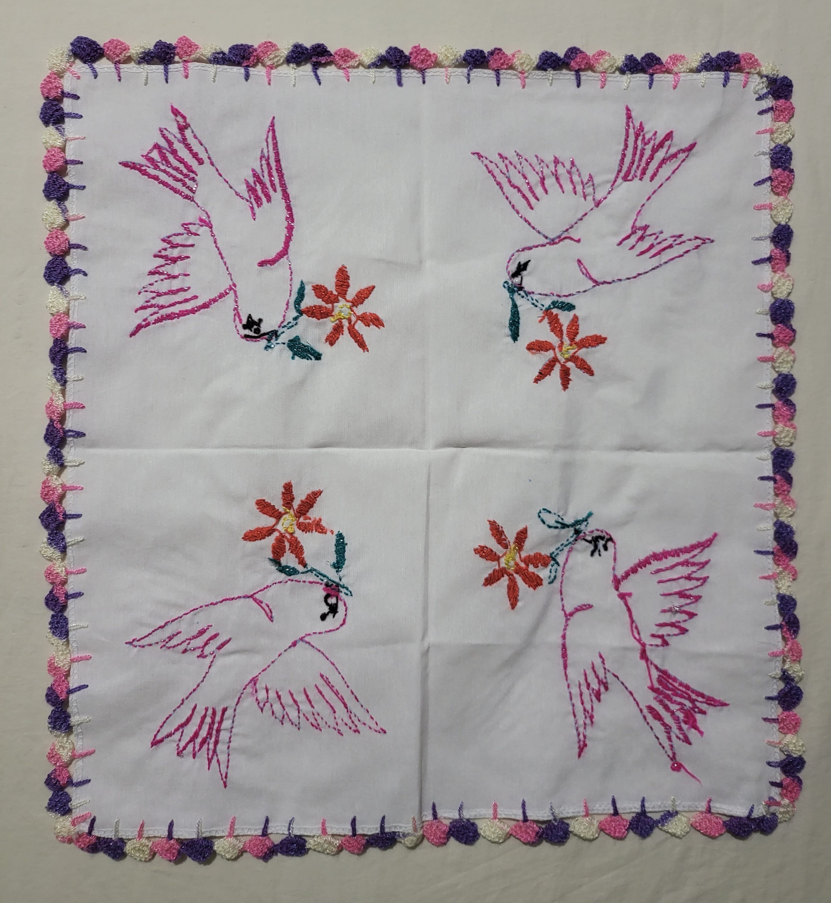 Authentic Mexican Handmade Embroidered Napkins - Etsy