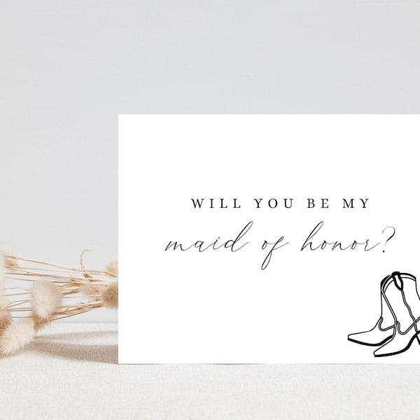 Western Bridesmaid Proposal - Etsy