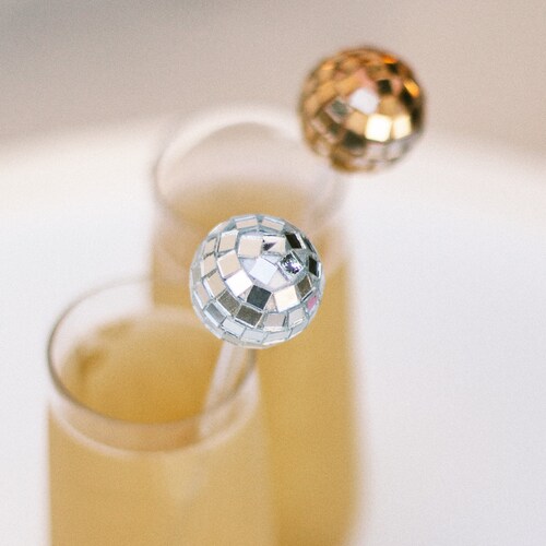 Disco Ball Stir Stick 1pc Stirrer Sticks Mirror Pink Stir - Etsy