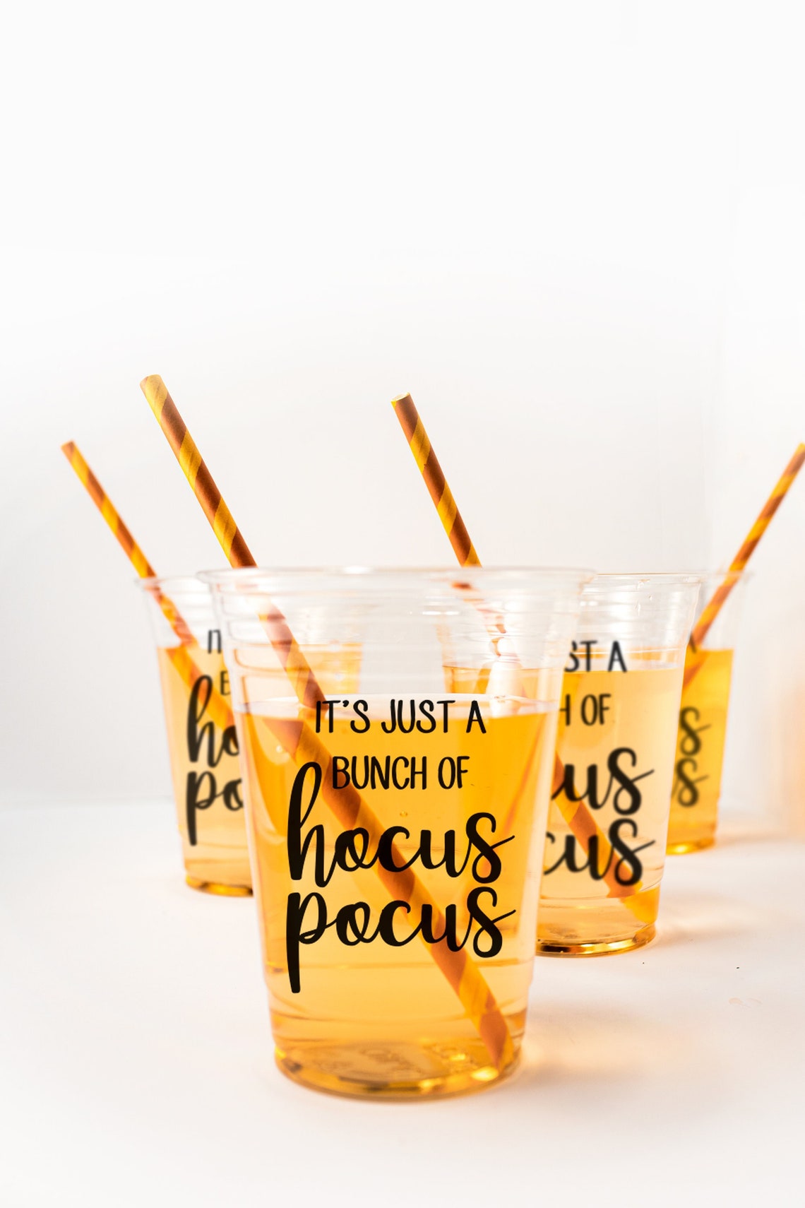 Personalized Party Cup W/ Hocus-pocus Cups Halloween Theme - Etsy