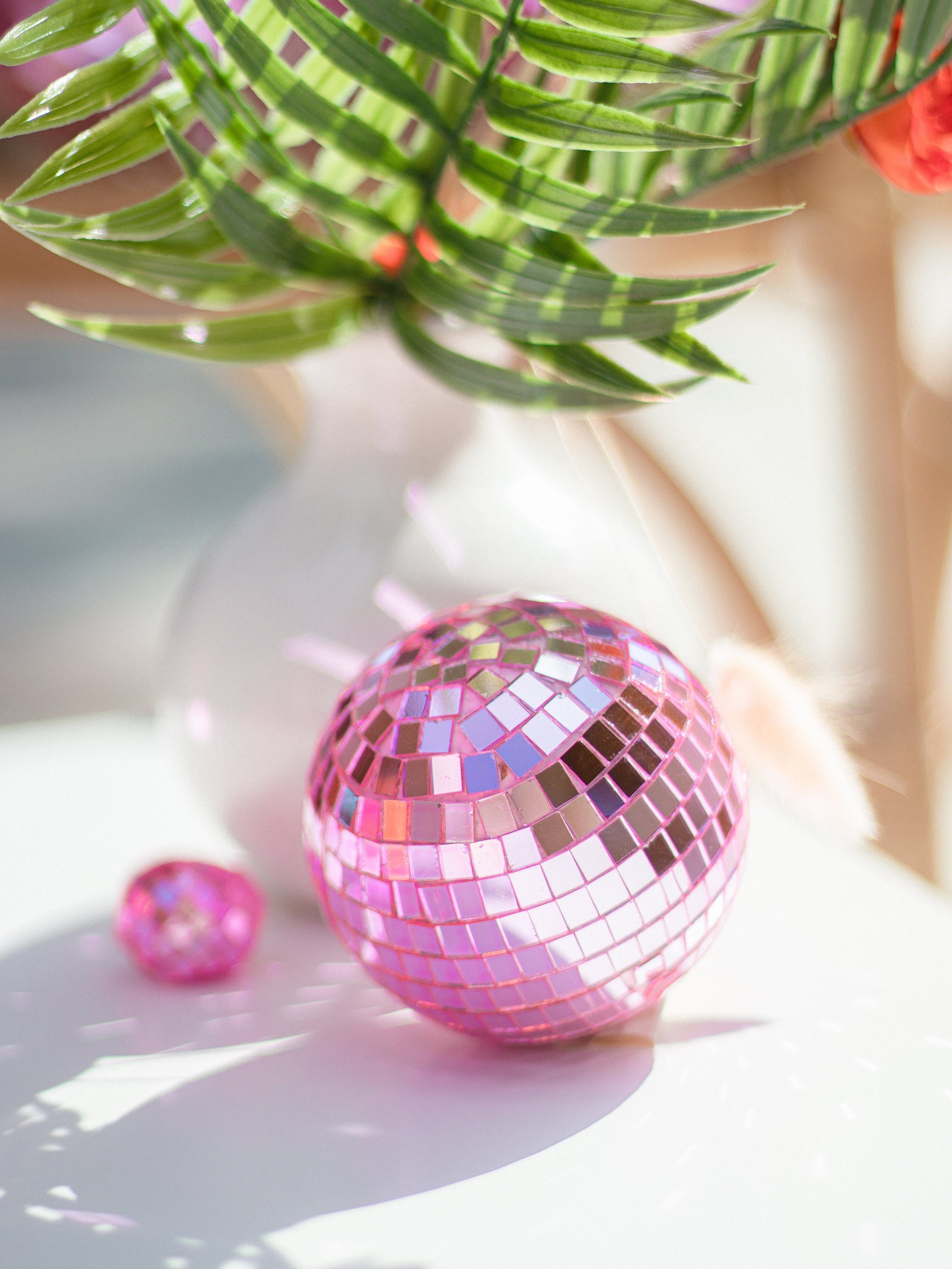 Mirror Disco Ball for Disco Ball Decor Silver/pink/purple/black | 2", 3 ...