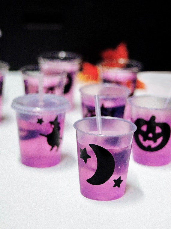 Witch Theme Halloween Personalized Party Cup Cute Halloween Theme ...