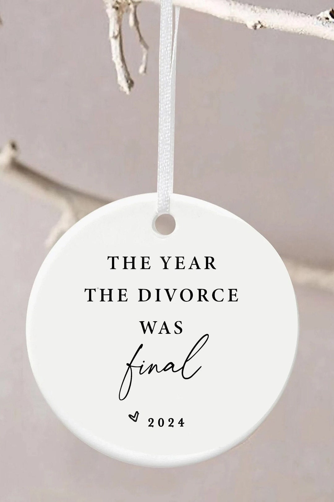 2024 New Beginnings Gift Divorce Gifts for Her Christmas Ornament ...