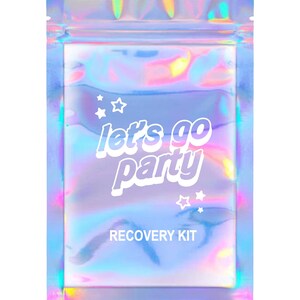 Come on Let's Party Themed Hangover Kits Hangover Recovery Kit ...