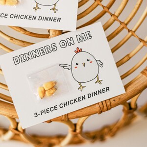 Dinners on Me 3-piece Chicken Dinner Gag Gift Stocking Stuffer ...