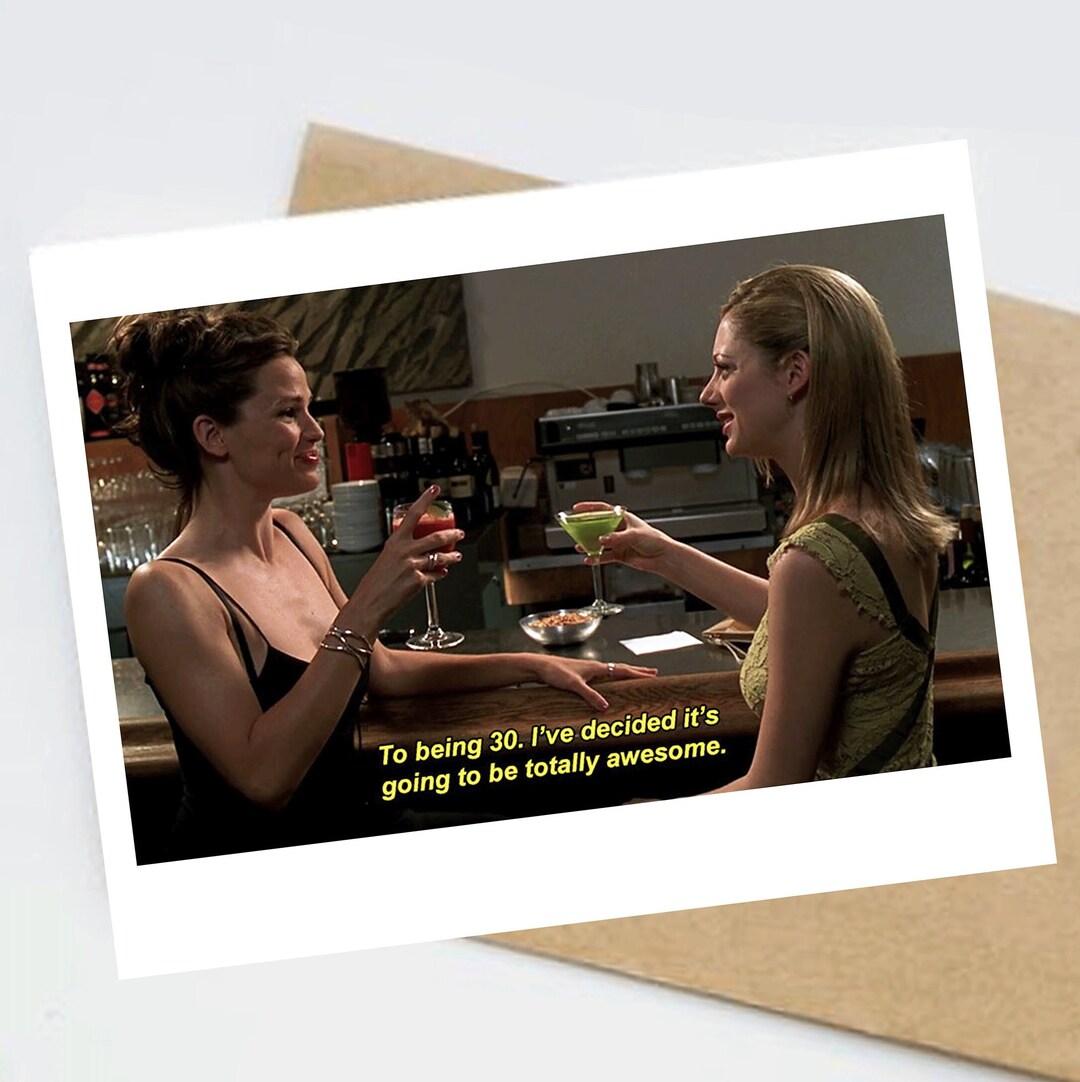 30th Birthday Card For Her Thirty Flirty And Thriving T Etsy
