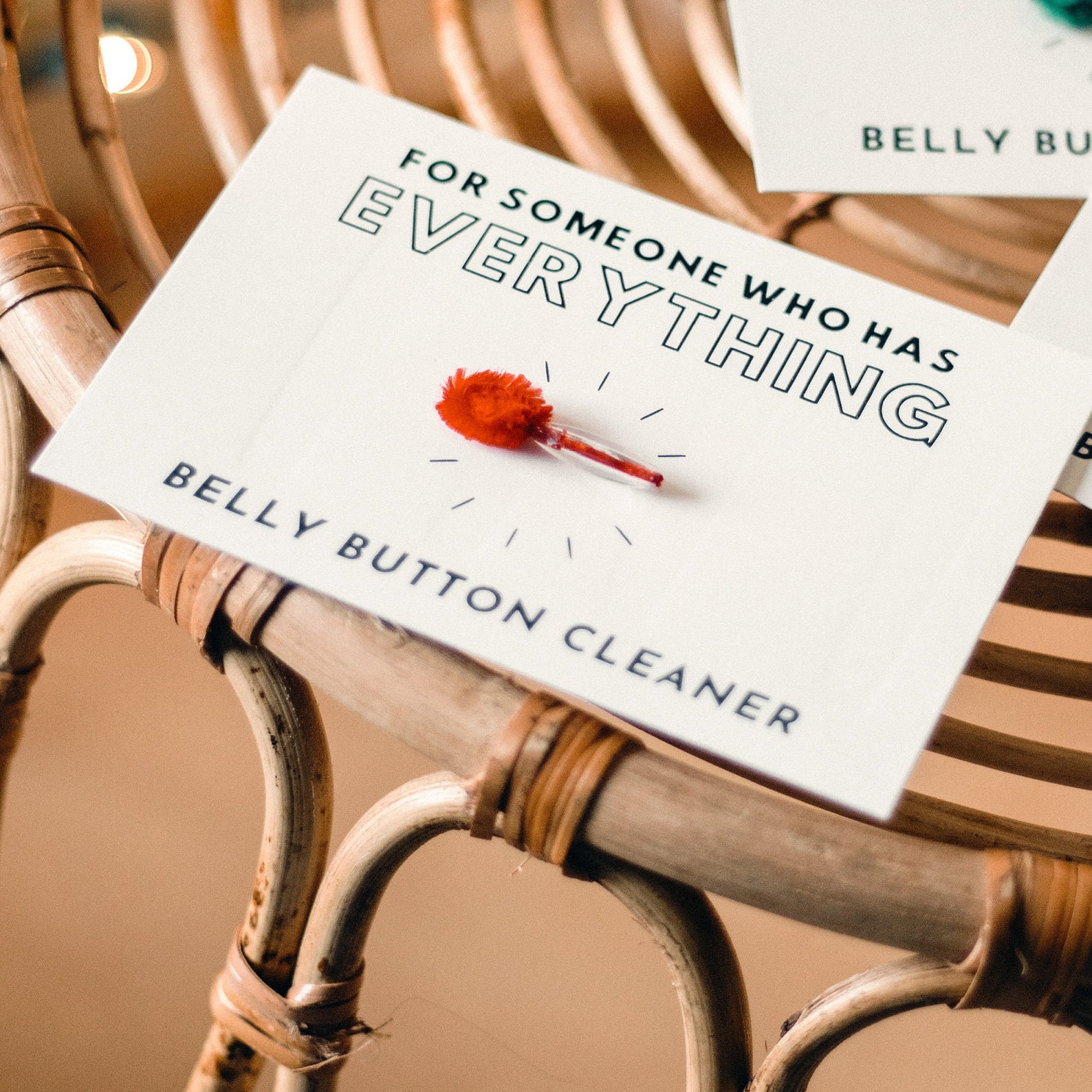 Red Belly Button Lint Brush Gag Gift Stocking Stuffer Belly - Etsy