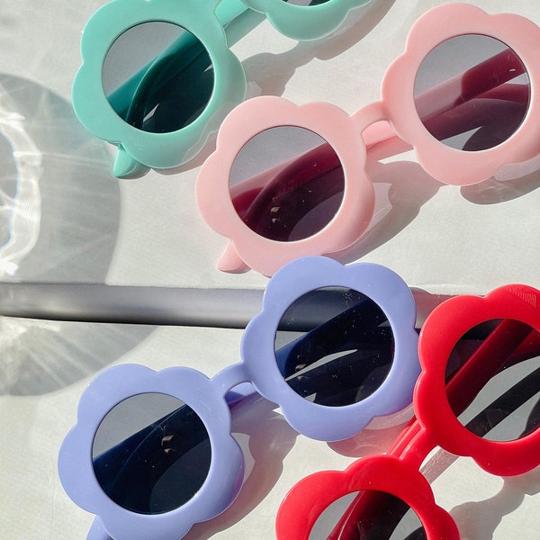 Flower Sunglasses - Etsy