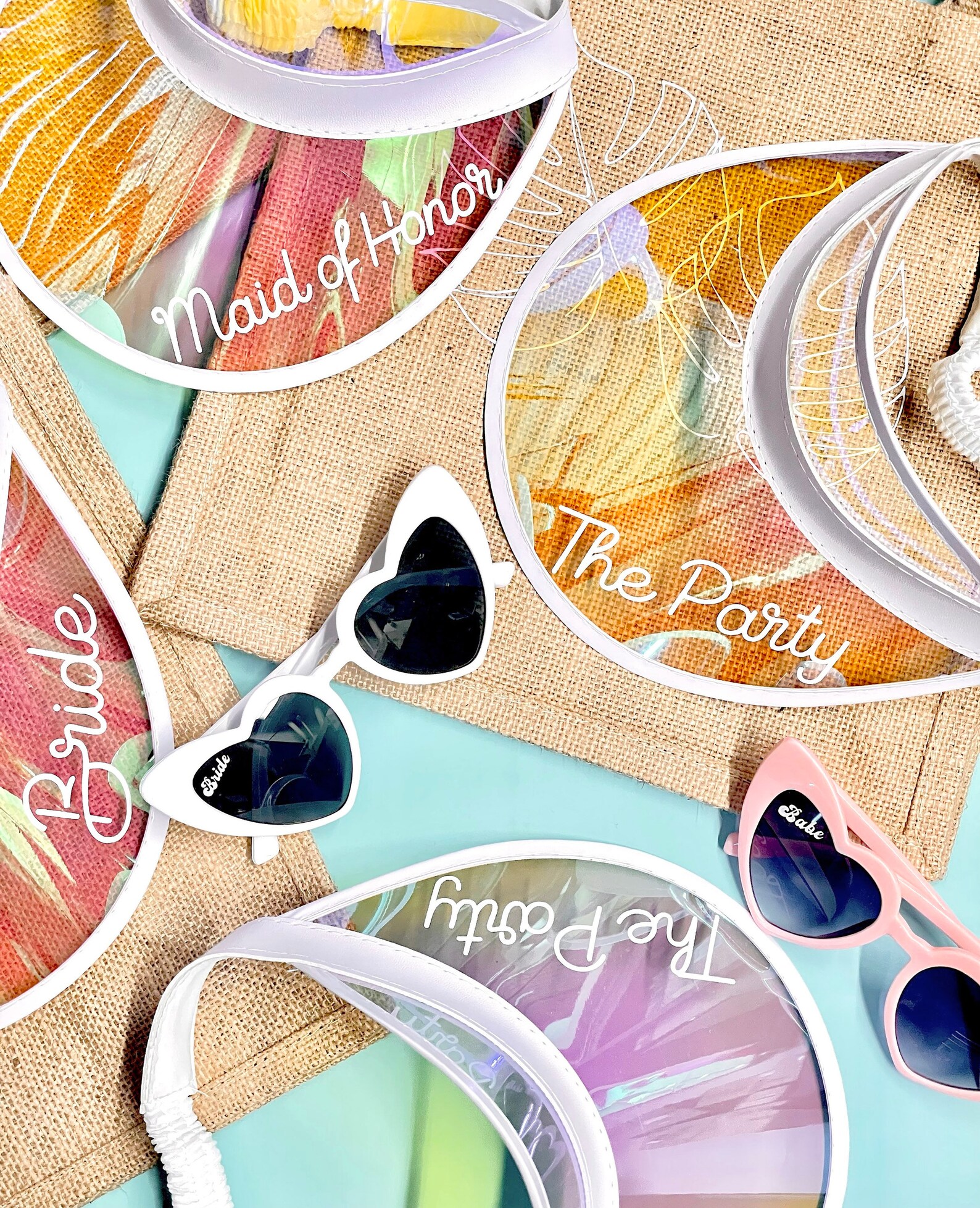 Personalized Visor Bridesmaid Gifts Bachelorette Visors - Etsy