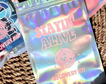 Pink Hangover Kits Hangover Recovery Kit With Black Design - Etsy