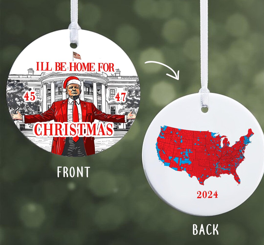 Trump Ornament Gift Presidential Election Ornament Gift Ornament Father ...