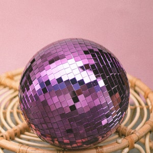 Mirror Disco Ball for Disco Ball Decor Silver/pink/purple/black | 2", 3 ...