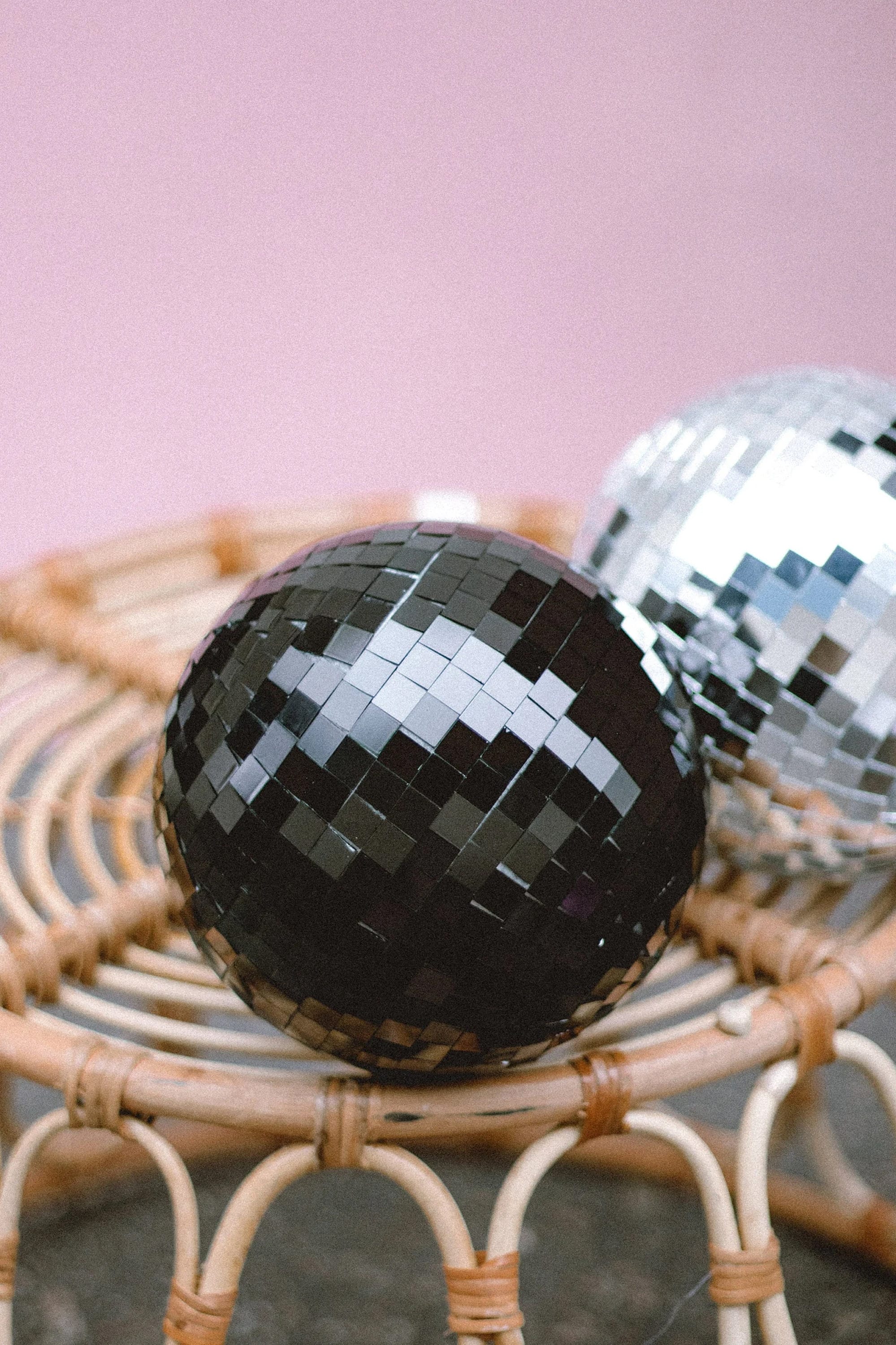 Pink Mirror Disco Ball for Retro Disco Groovy Party Decor - Etsy Canada