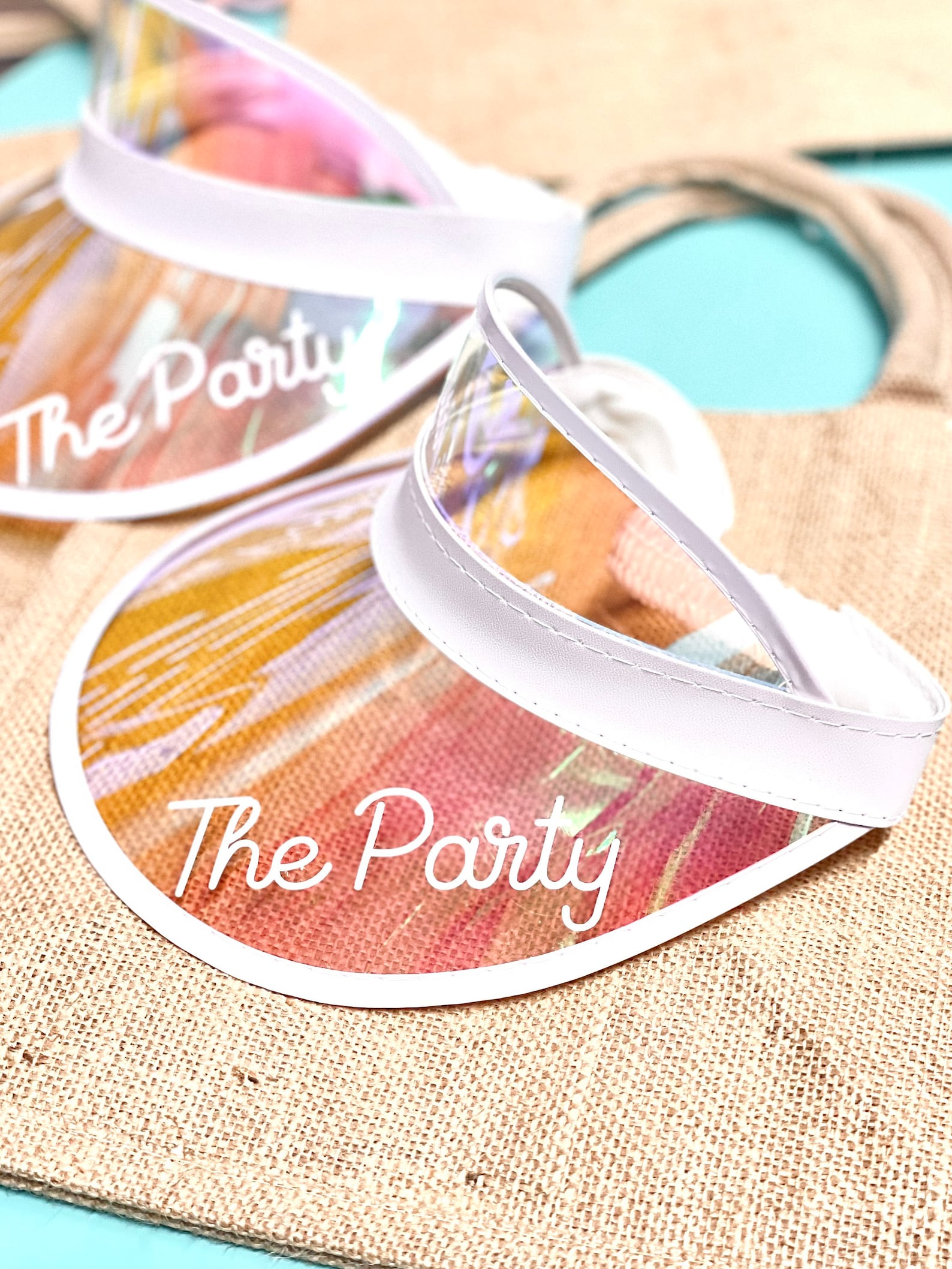 Personalized Bride Visor Bachelorette Visors Bachelorette - Etsy