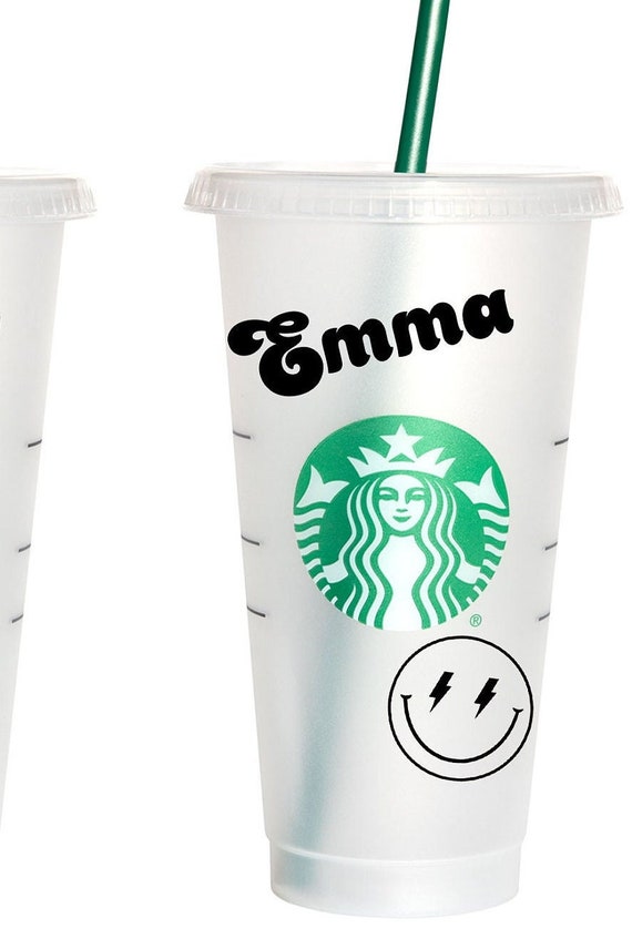 Personalized Authentic Starbucks Brand Cold Cup Venti 24oz Size Iced ...