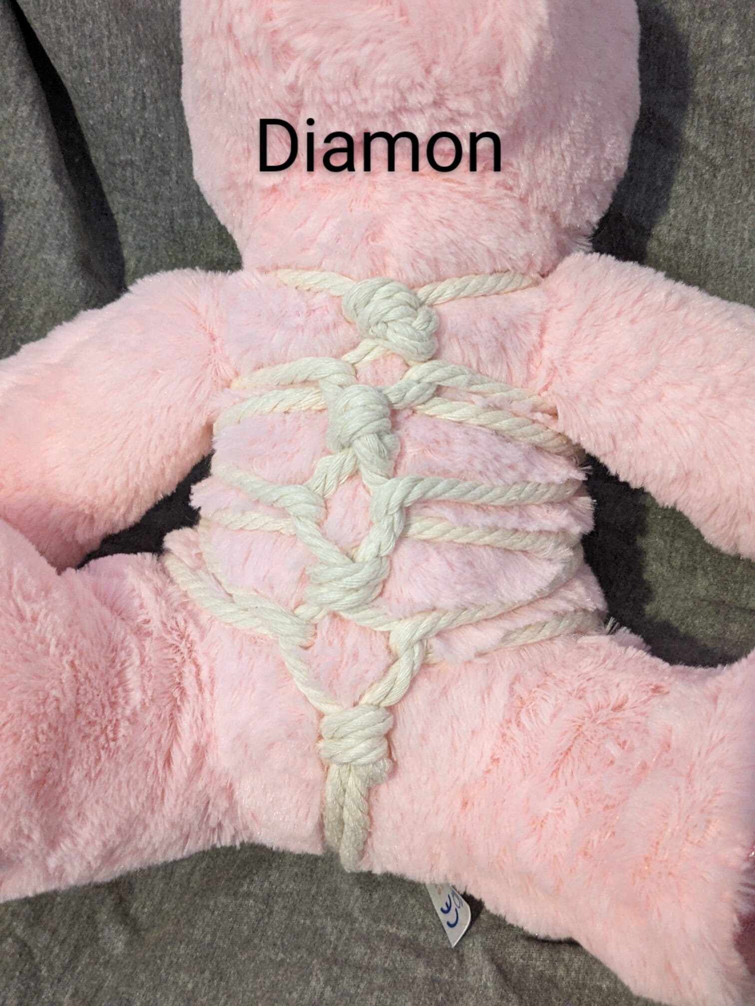 Custom Rope Bunny With Harness - Etsy