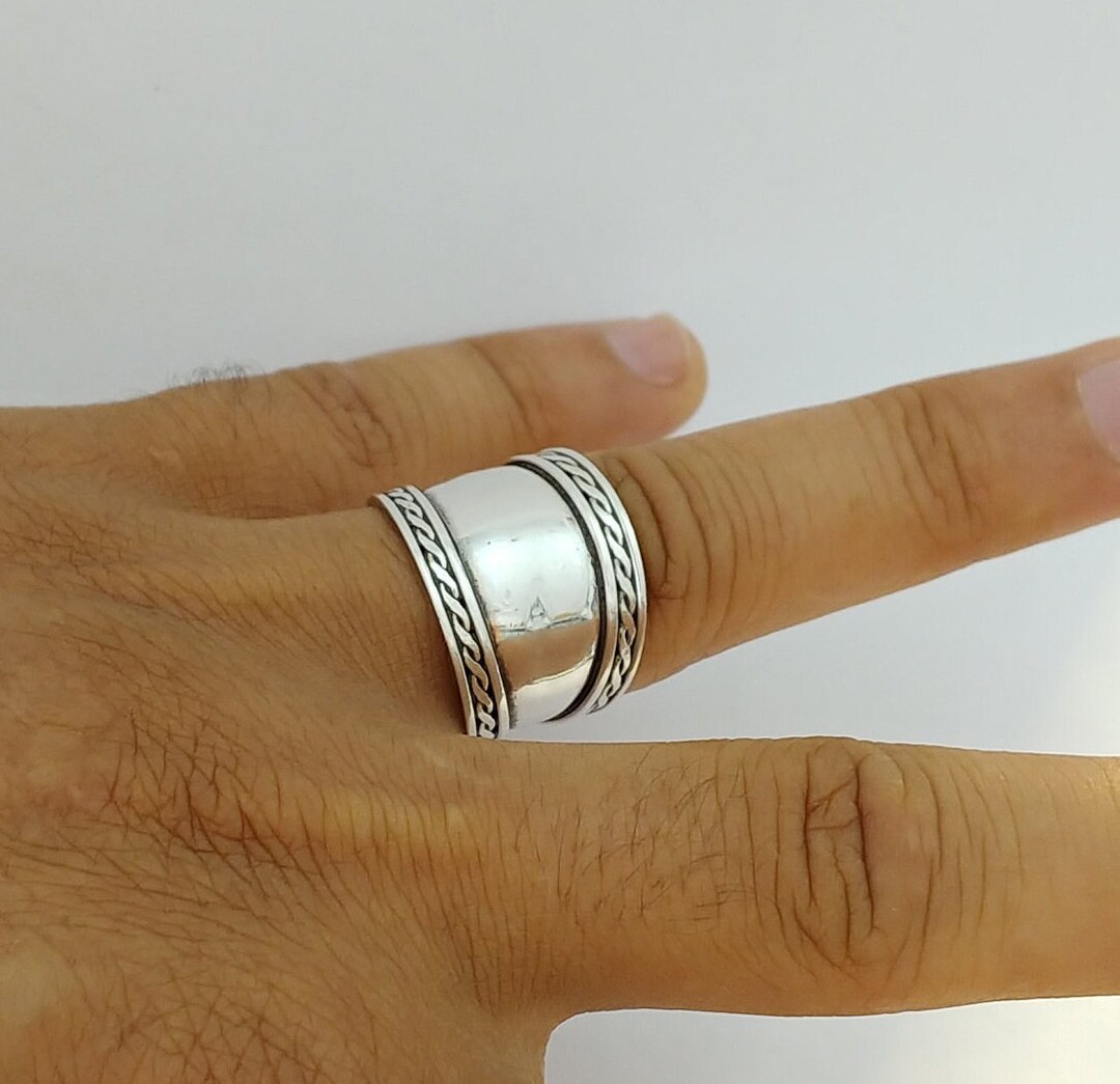 Bali Ring Simple Rings Sterling Silver Sizes Band New 925 Polished ...