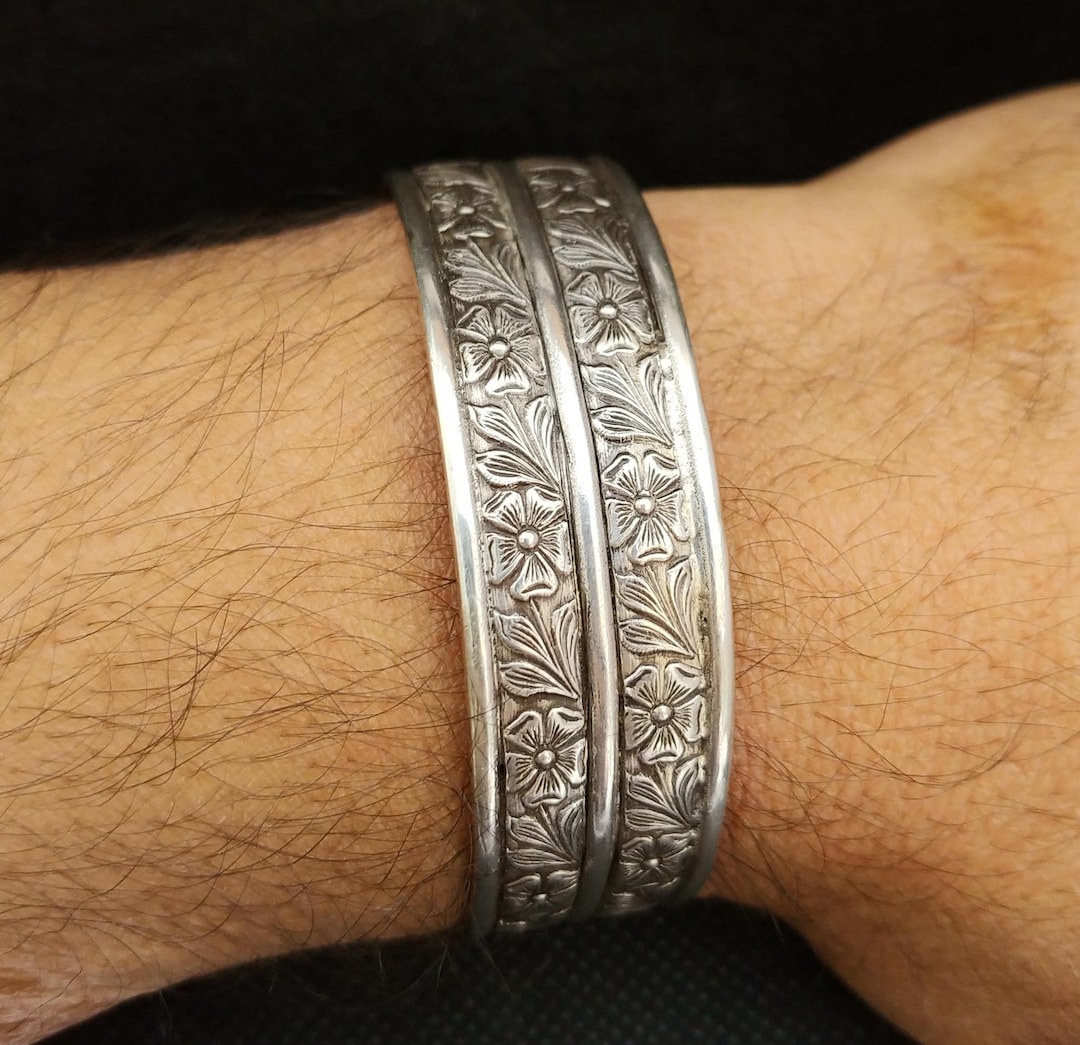 Moroccan Bracelet Silver Berber, Adjustable Tuareg Bangle Bracelets ...