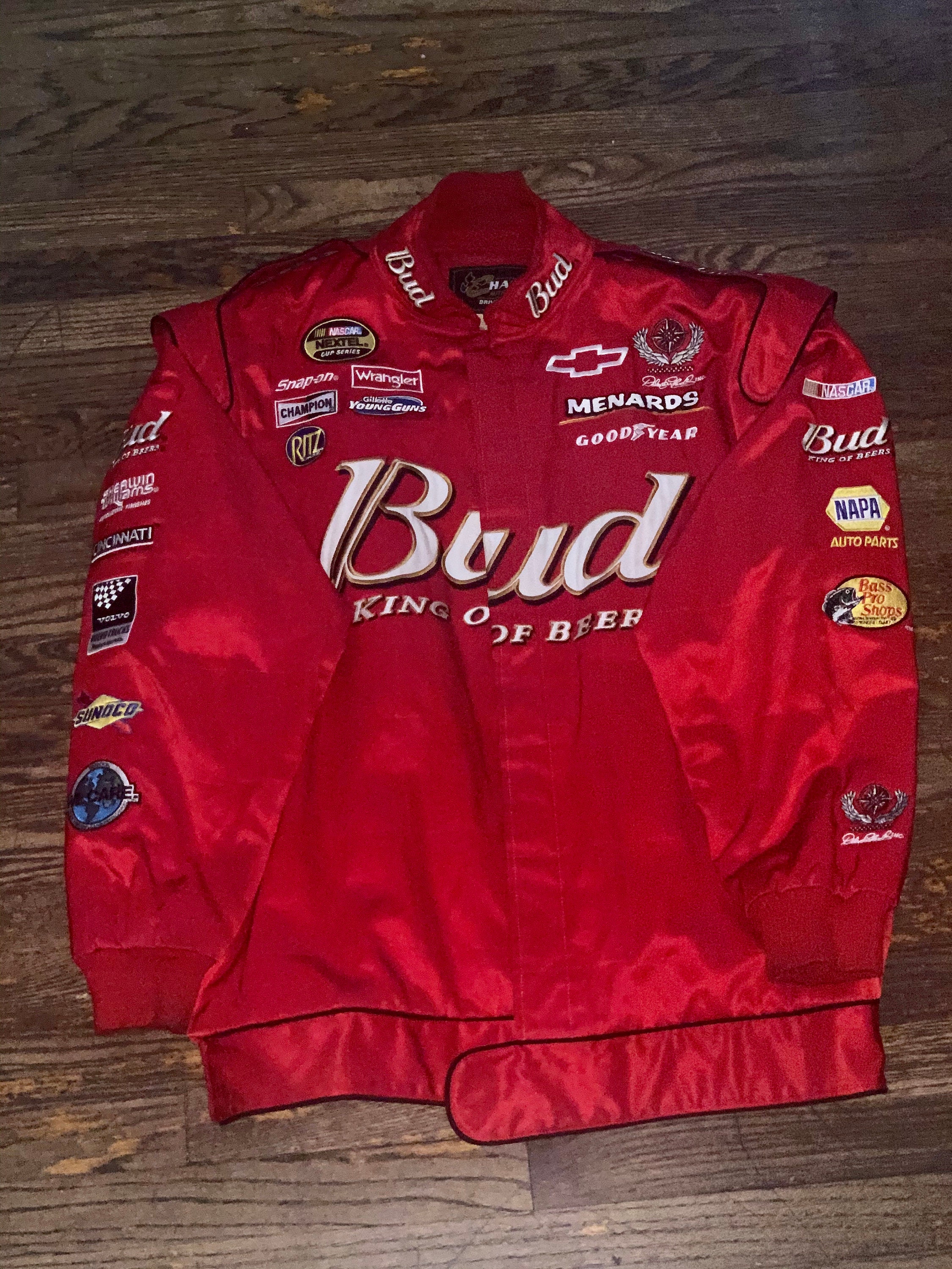 Vintage Dale Earnhardt Jr. NASCAR Budweiser Racing Jacket | Etsy