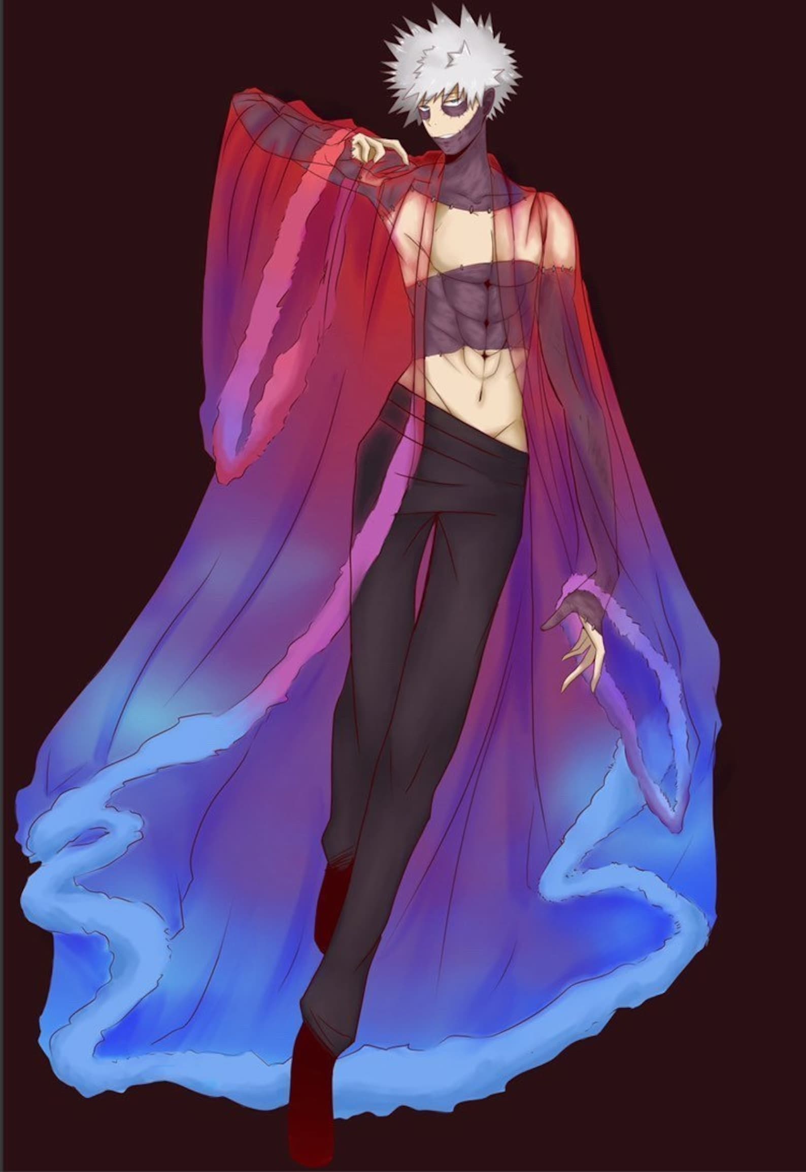 Dabi/touya My Hero Academia Print - Etsy