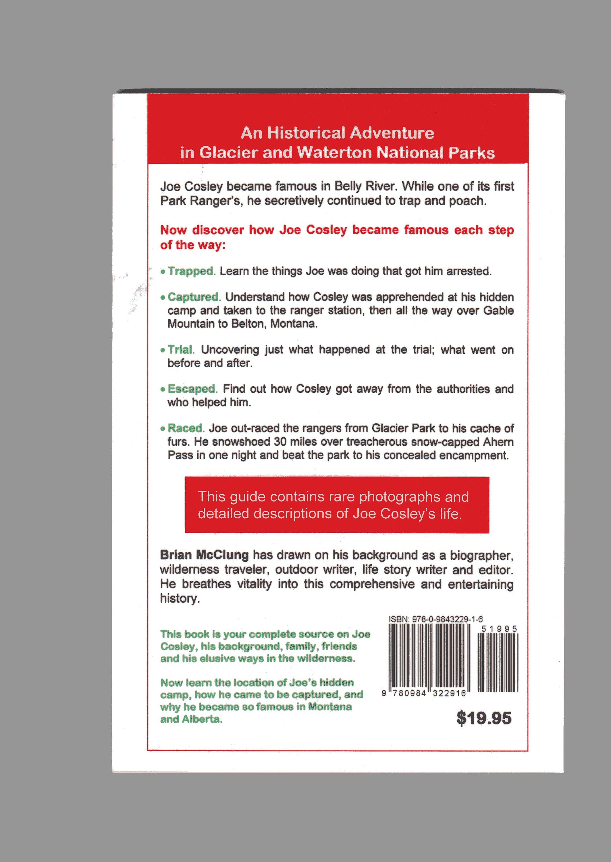 Glacier Park's Famous Joe Cosley Glacier Park's Famous Joe Cosley - Etsy