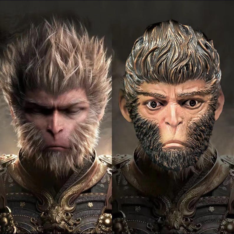 Sun Wukong Mask black Myth Edition - Etsy