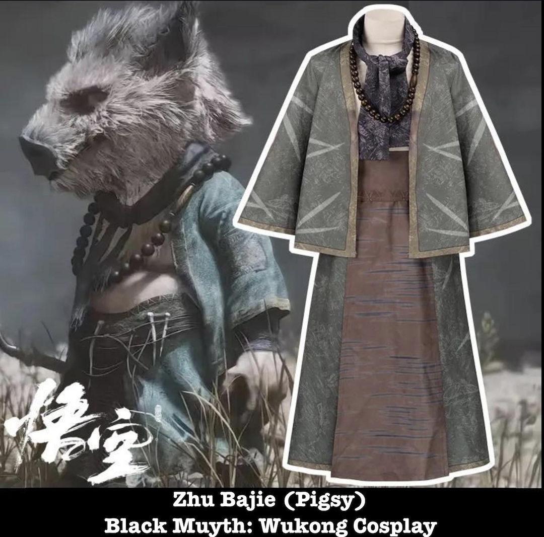 Zhu Bajie Pigsy Cosplay Set Black Myth Wukong Edition Etsy