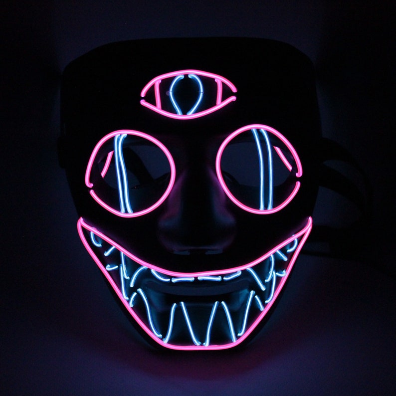 Neon Mask: Hungry Spirit - Etsy