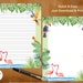 Tropical Birds Printable Stationery / Digital Note Paper / Instant ...