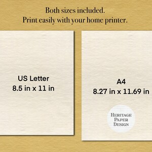 Sea Turtle Printable Stationery / Digital Note Paper / Instant Download ...