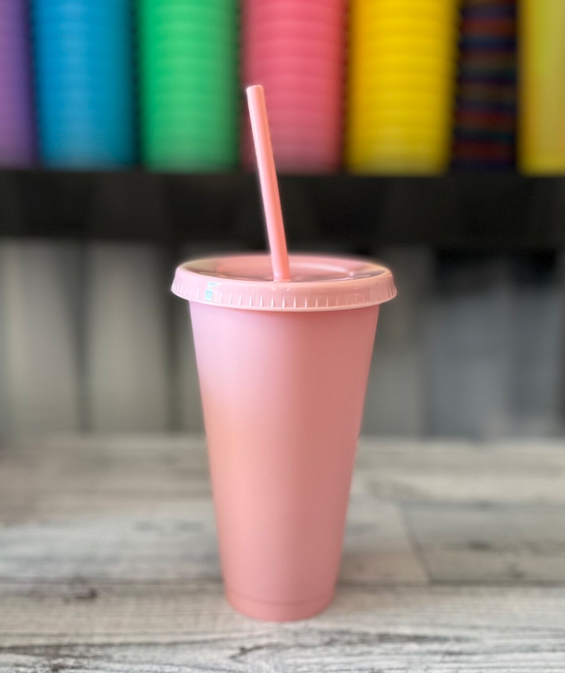 Boho Set 24 Oz Reusable Cups Set of 5 - Etsy