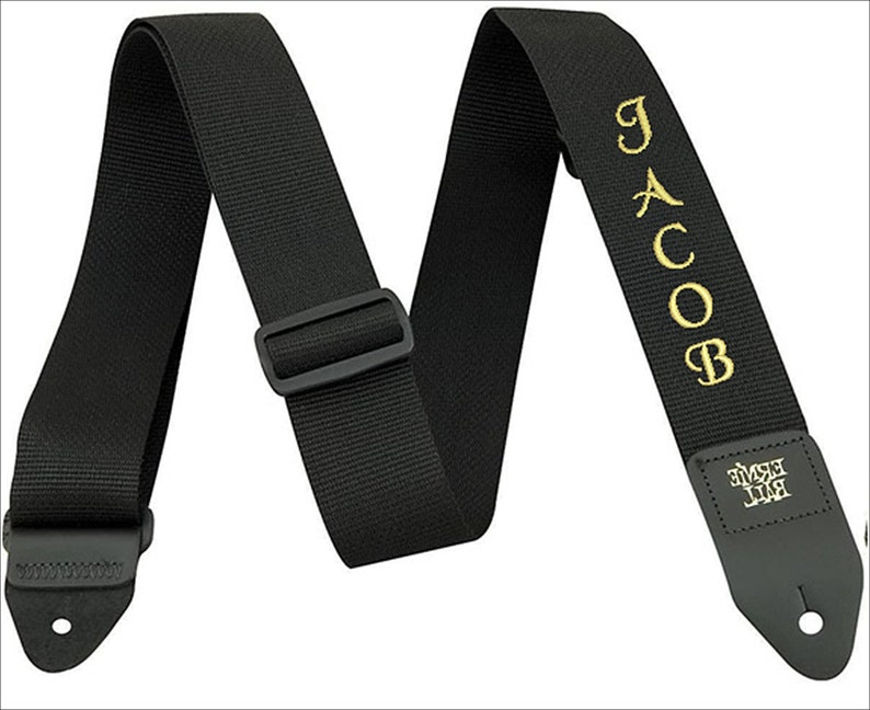 Guitar Strap Personalized With Name or Text of Your Choice - Etsy