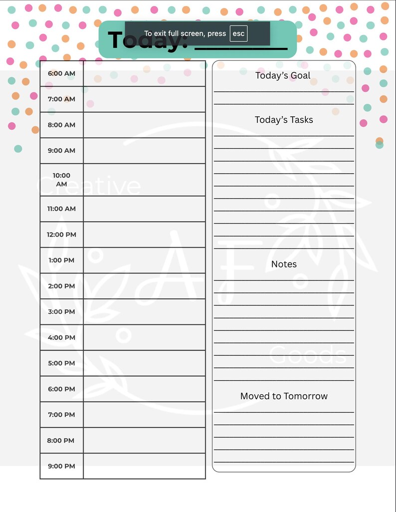 Home Management Binder- Polka Dots - Etsy