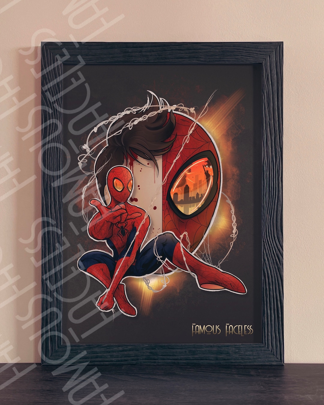 A3 Spider-man Digital Print - Etsy