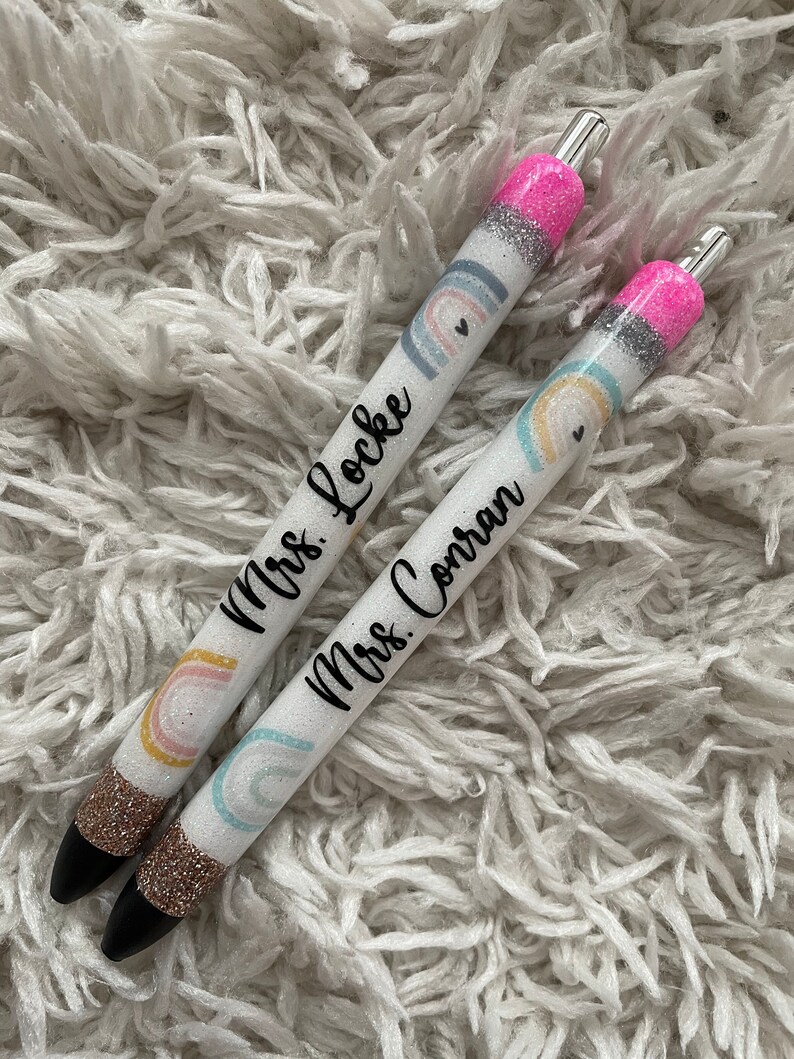 Boho Teacher Pen Pencil Pen Boho Rainbow Pen | Etsy