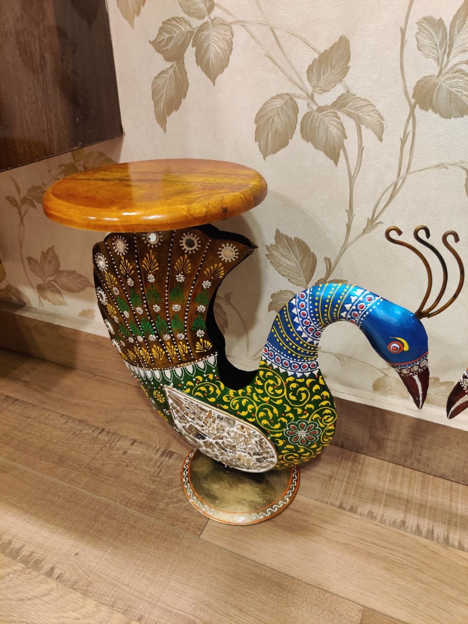 Side Table / Exclusive Peacock Table With Mosaic Work on It With ...