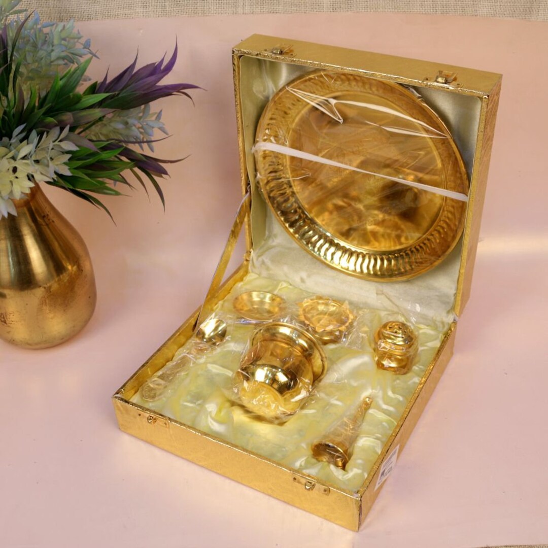 Pooja Set, Pooja Thali for Home and Office Temple and Pooja Room, Best ...