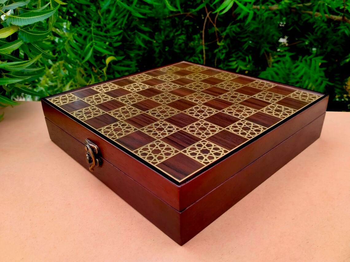 10x10''inche Best Flat Professional Chess Board Game | Etsy