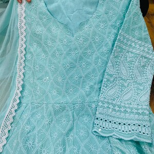 BEAUTIFUL Heavy Chicken Sequence Work Long Kurtis With Inner - Etsy