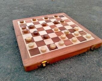 Checkers Game Board | Etsy