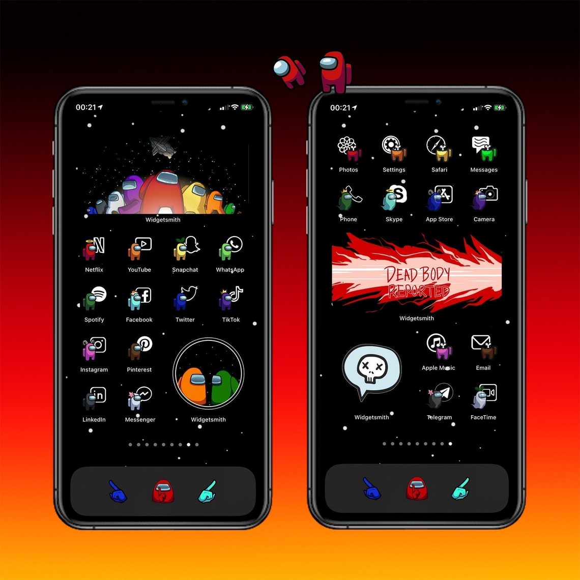 Among Us iPhone Ios 14 App Icons - Etsy