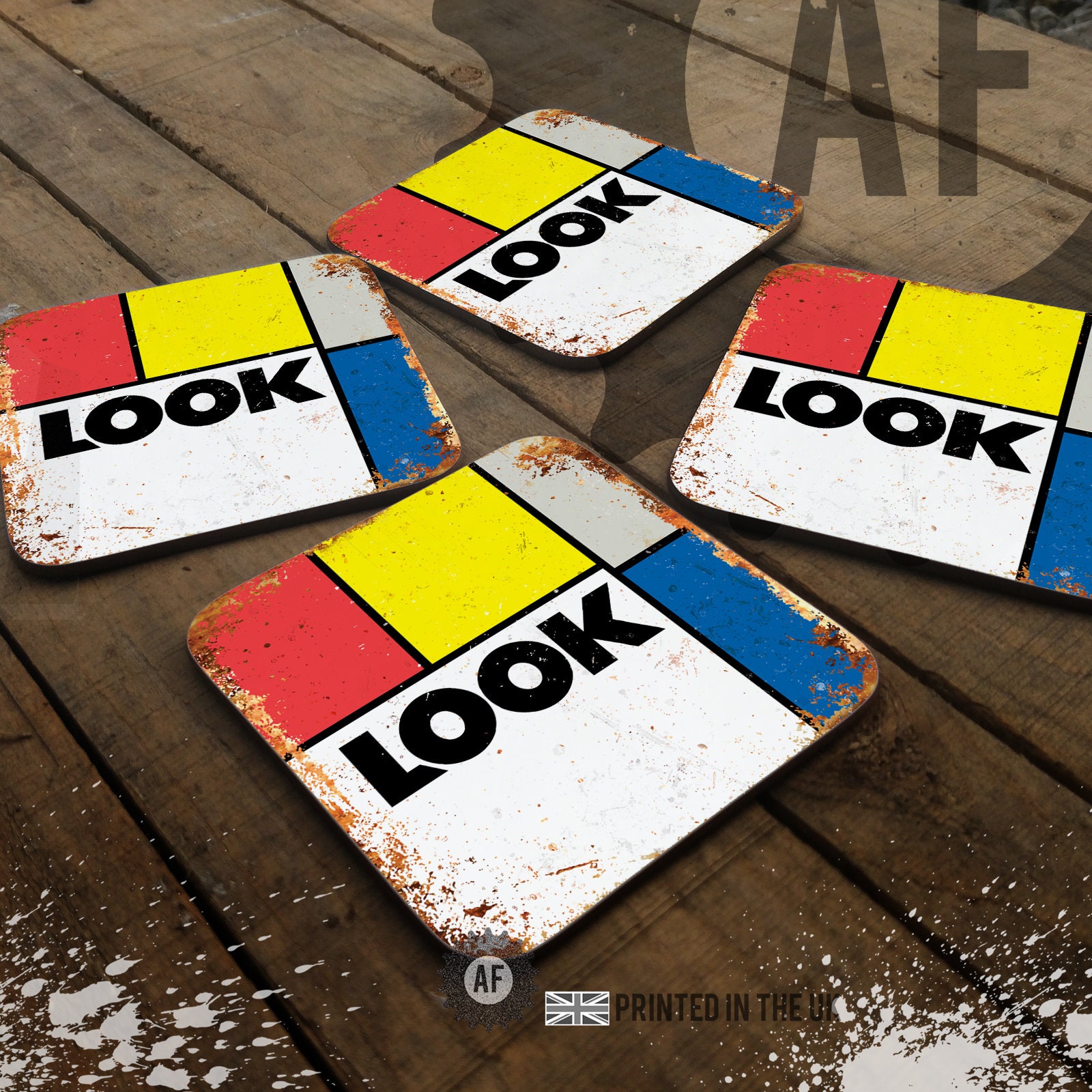 Vintage Retro Cycling Drinks Coasters Table Bike Shop - Etsy UK