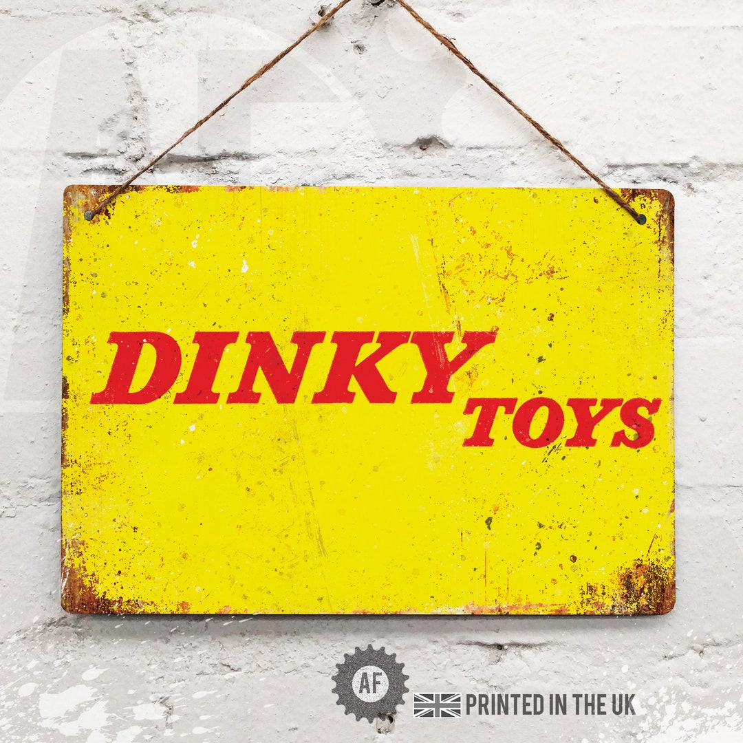 Dinky Toys Logo Metal Sign Lager Beer Pub Perfect for Shed or Mancave ...