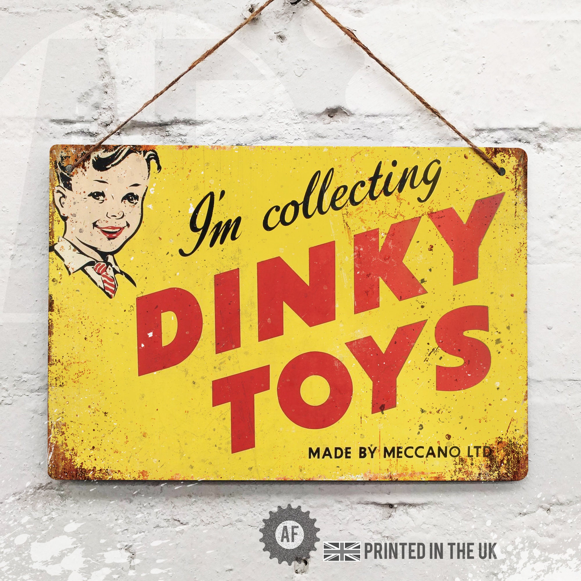 I'm Collecting Dinky Toys Metal Sign Lager Beer Pub - Etsy UK