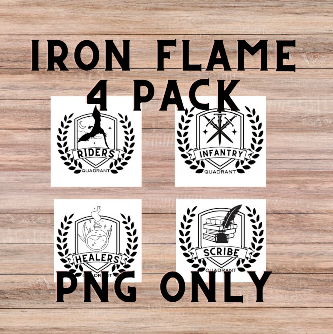Iron Flame | Fourth Wing | PNG Download Only | Quadrant Bundle | Healer ...