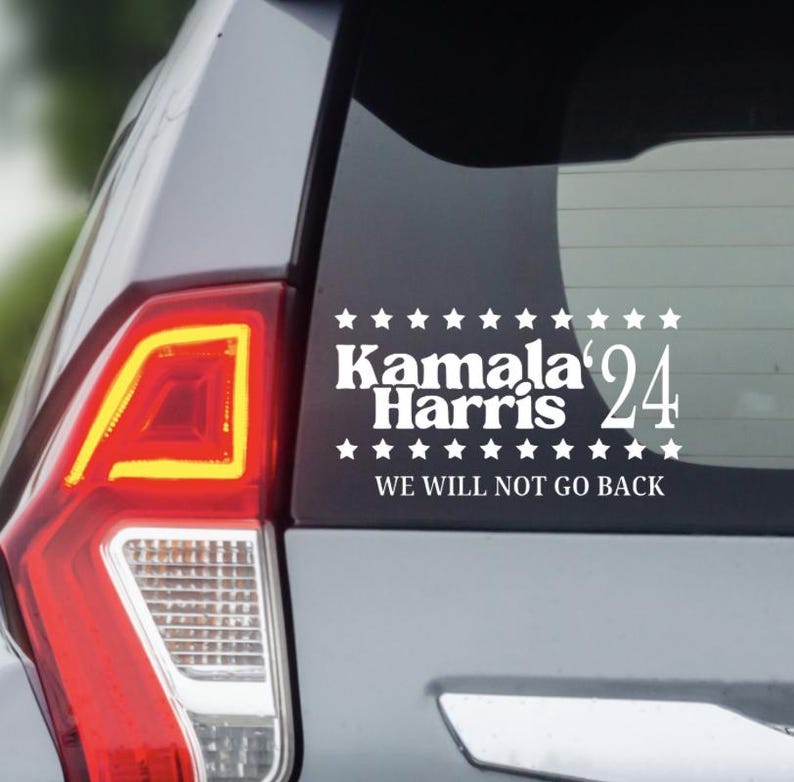 Kamala 2024 Car Decal Kamala Harris '24 Presidential Election Kamala ...