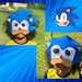 Printable Sonic Mask Template | DIY Sonic Mask | Blue Hedgehog Mask ...