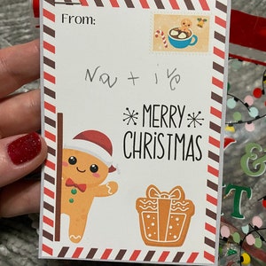 Printable Classroom Christmas Postcards | Printable Christmas Cards ...
