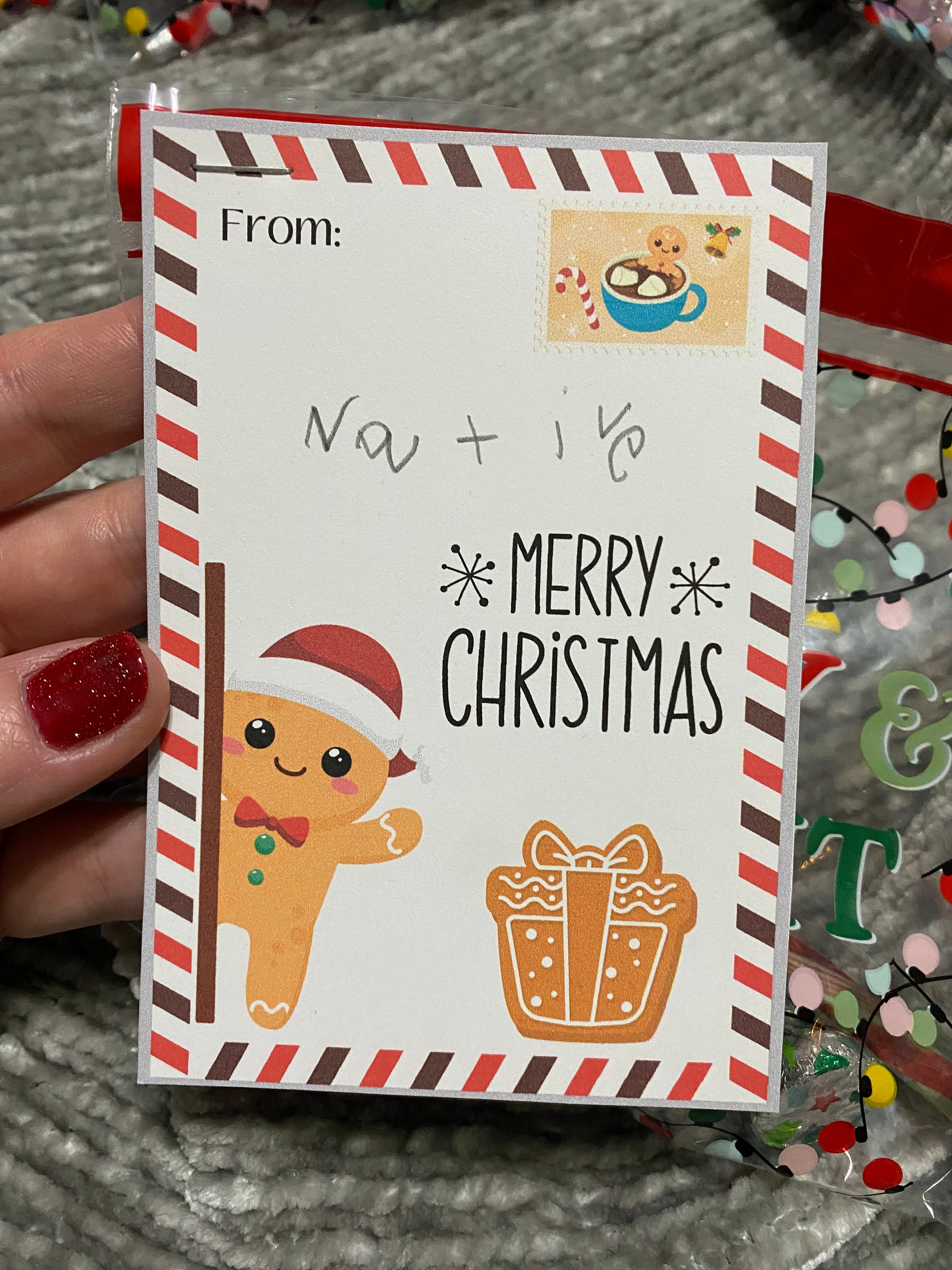 Printable Classroom Christmas Postcards | Printable Christmas Cards ...